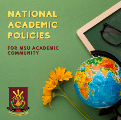 National Academic Policies - MSU Main Campus - Marawi City