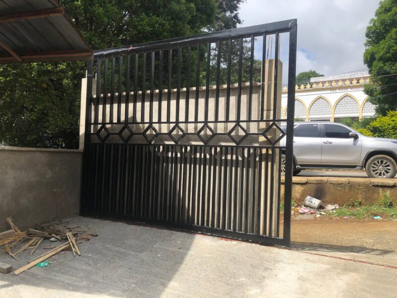 Perimeter fence of MSU IT Hub Building (with Steel Gate) - MSU Main ...