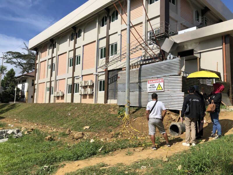 Perimeter fence of MSU IT Hub Building (with Steel Gate) - MSU Main ...