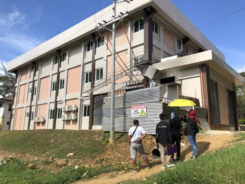 Perimeter fence of MSU IT Hub Building (with Steel Gate) - MSU Main ...