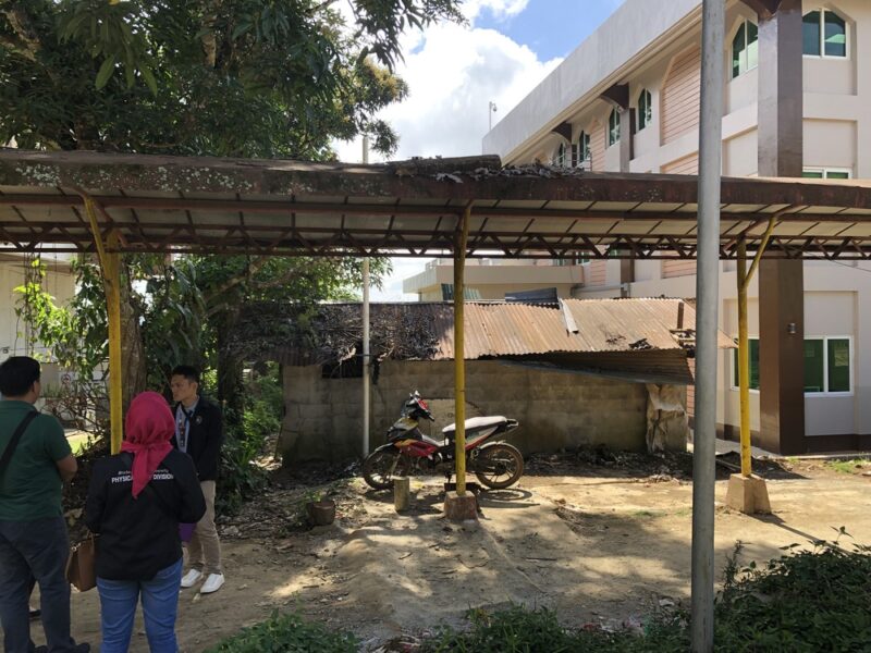 Perimeter fence of MSU IT Hub Building (with Steel Gate) - MSU Main ...