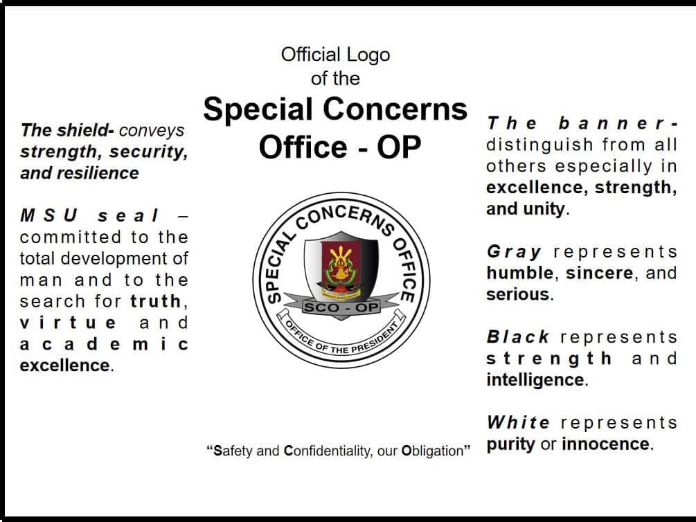 NEW OFFICIAL LOGO OF SPECIAL CONCERNS OFFICE - MSU Main Campus - Marawi ...