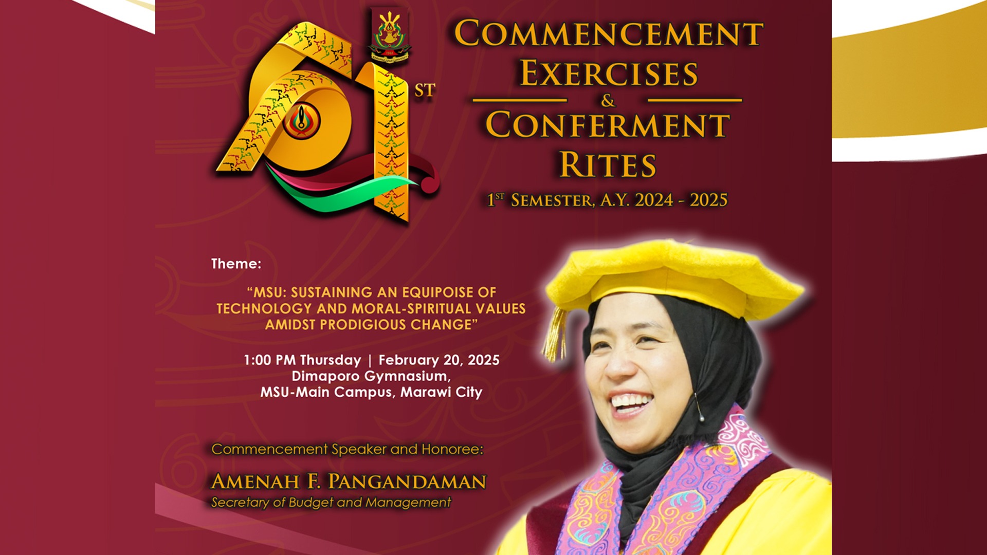 61st Commencement Exercises Coffee Table Book - MSU Main Campus ...
